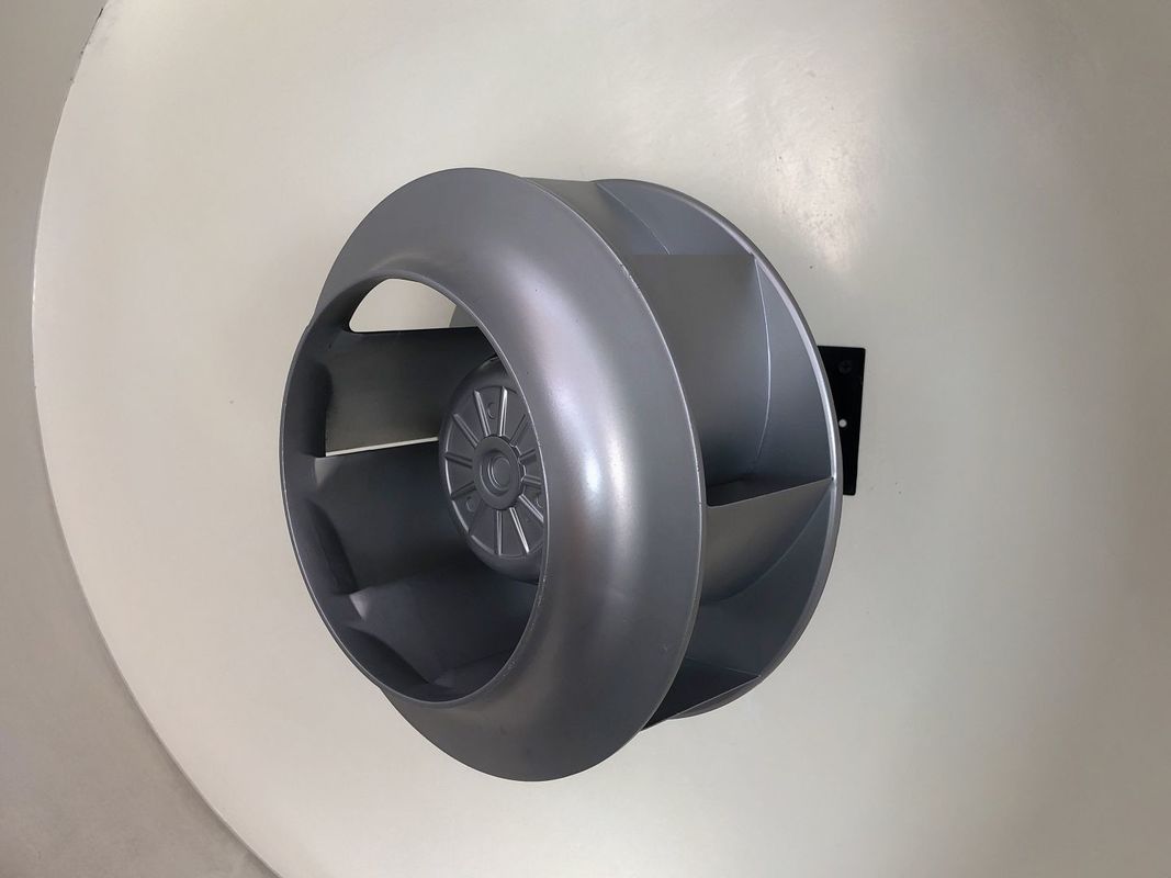 355mm Backward Curved Fan Single Phase 4 Pole External Rotor Fan