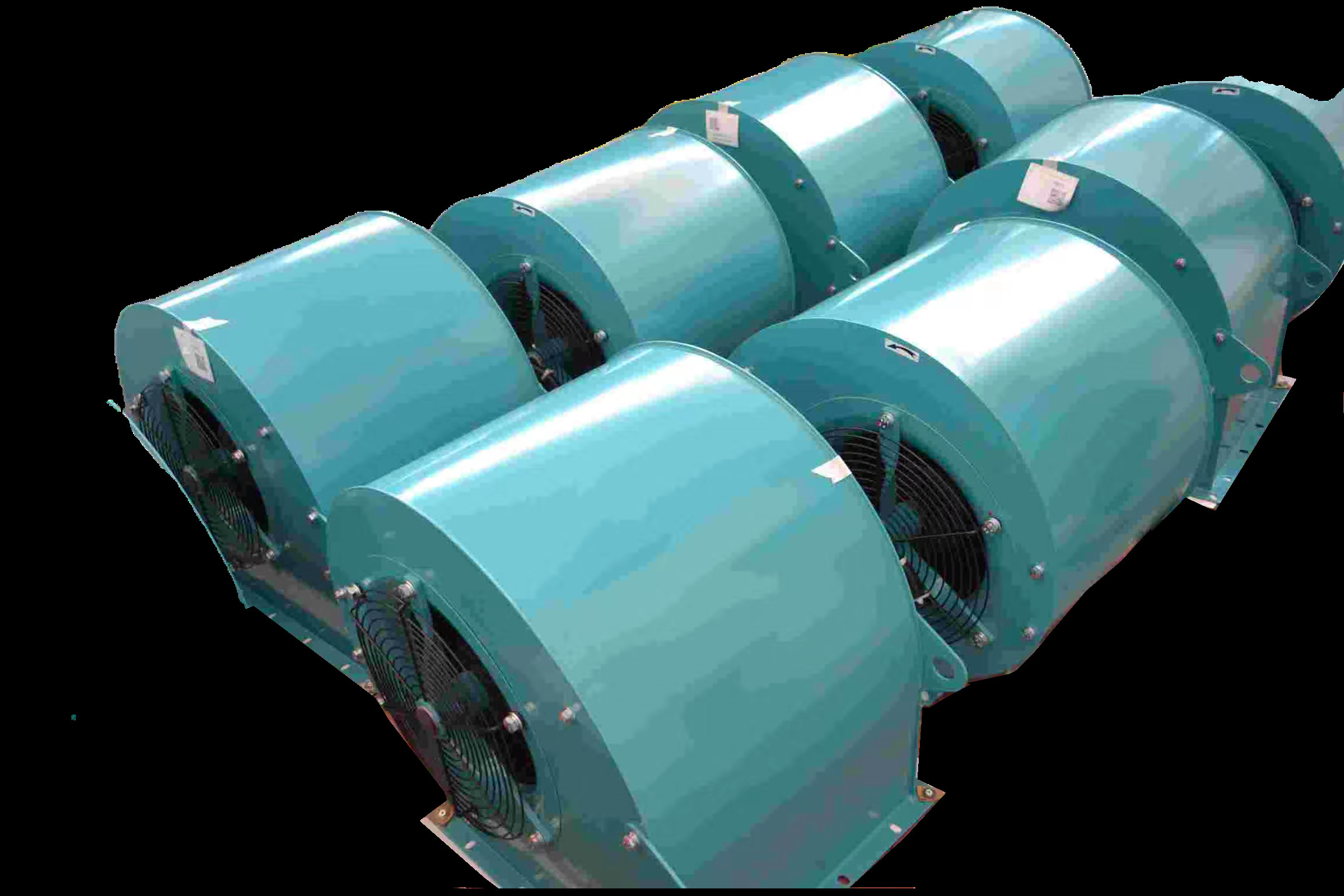 Three Phase 6 Pole Double Inlet 860 rpm Forward Centrifugal Fan With ...